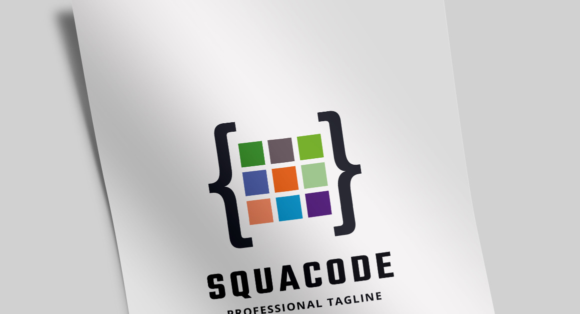 Squa Code Logo Template #114047 - TemplateMonster