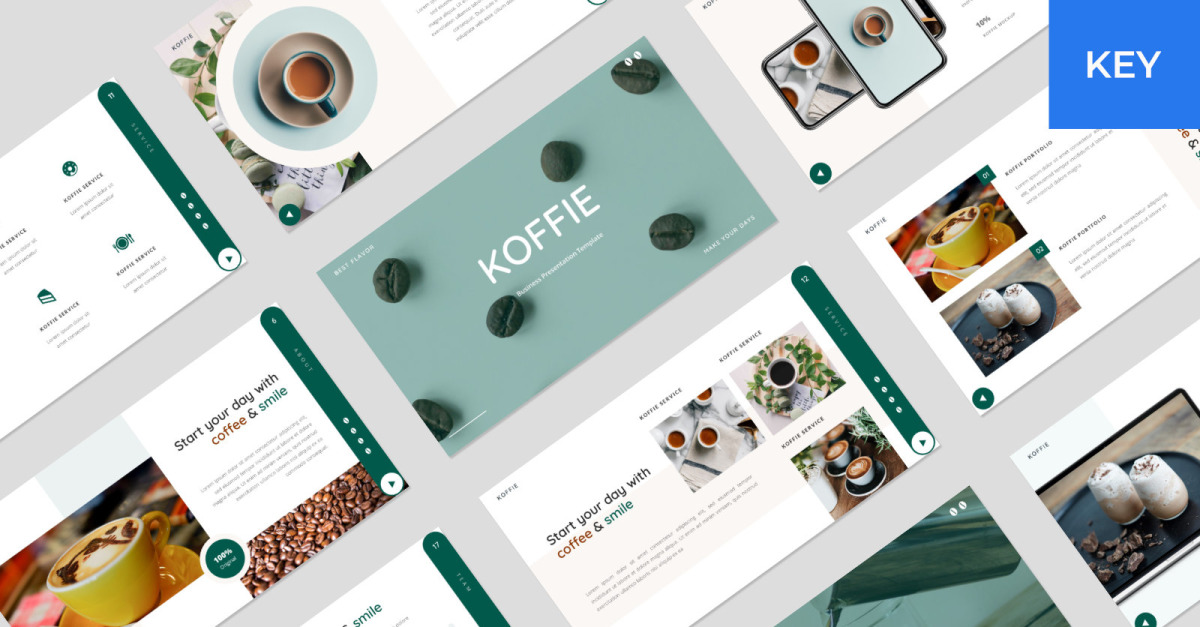 Koffie - Coffee Presentation - Keynote template