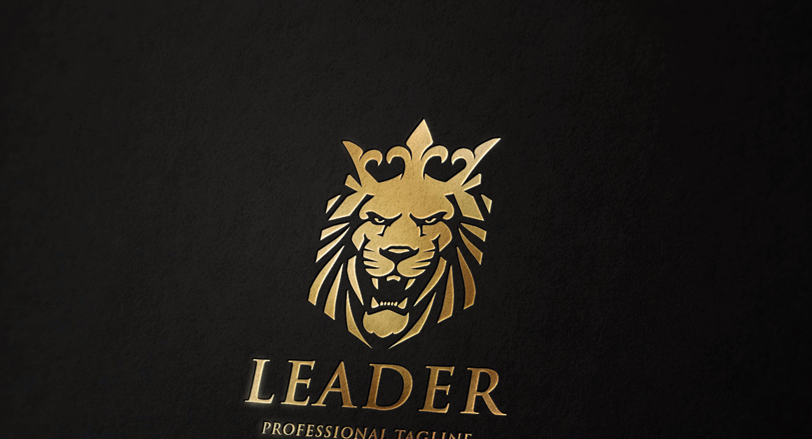 Modelo de logotipo do líder Leão #114158 - TemplateMonster