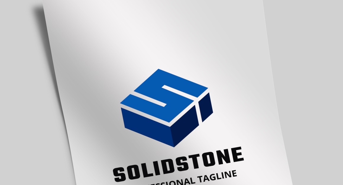 Solid Stone Letter S Logo Template #114194 - TemplateMonster