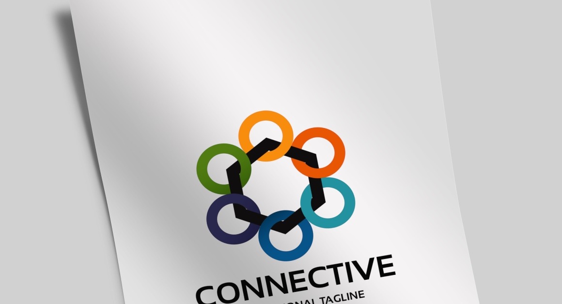 Modèle de logo connectif #114206 - TemplateMonster
