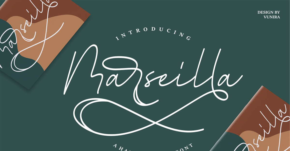 Marsella | Una fuente manuscrita #114277 - TemplateMonster