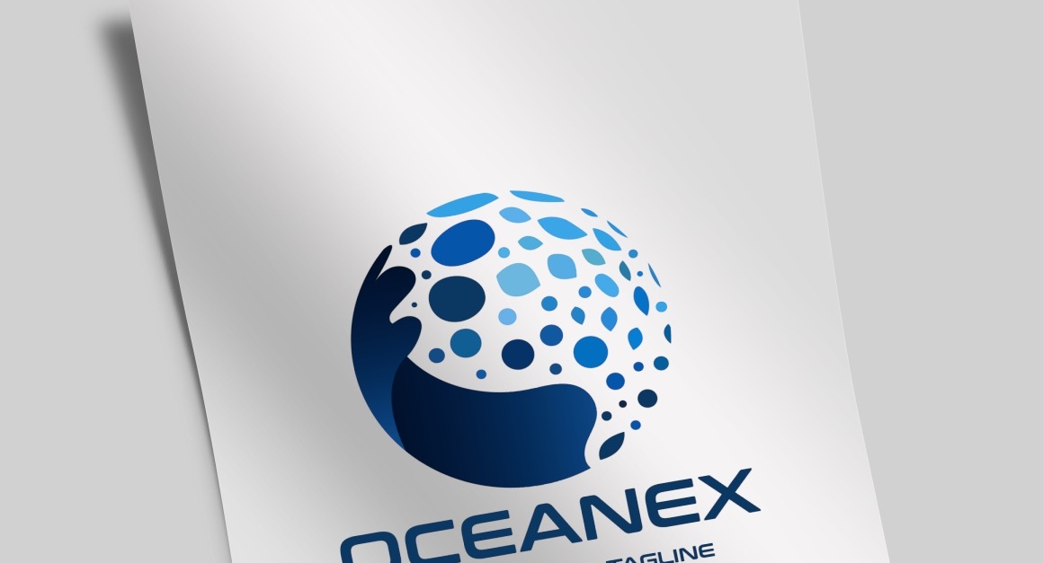 Oceanex O Harfi Logo Şablonu #114370 - TemplateMonster