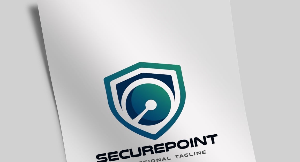 Secure Point Logo Template #114308 - TemplateMonster