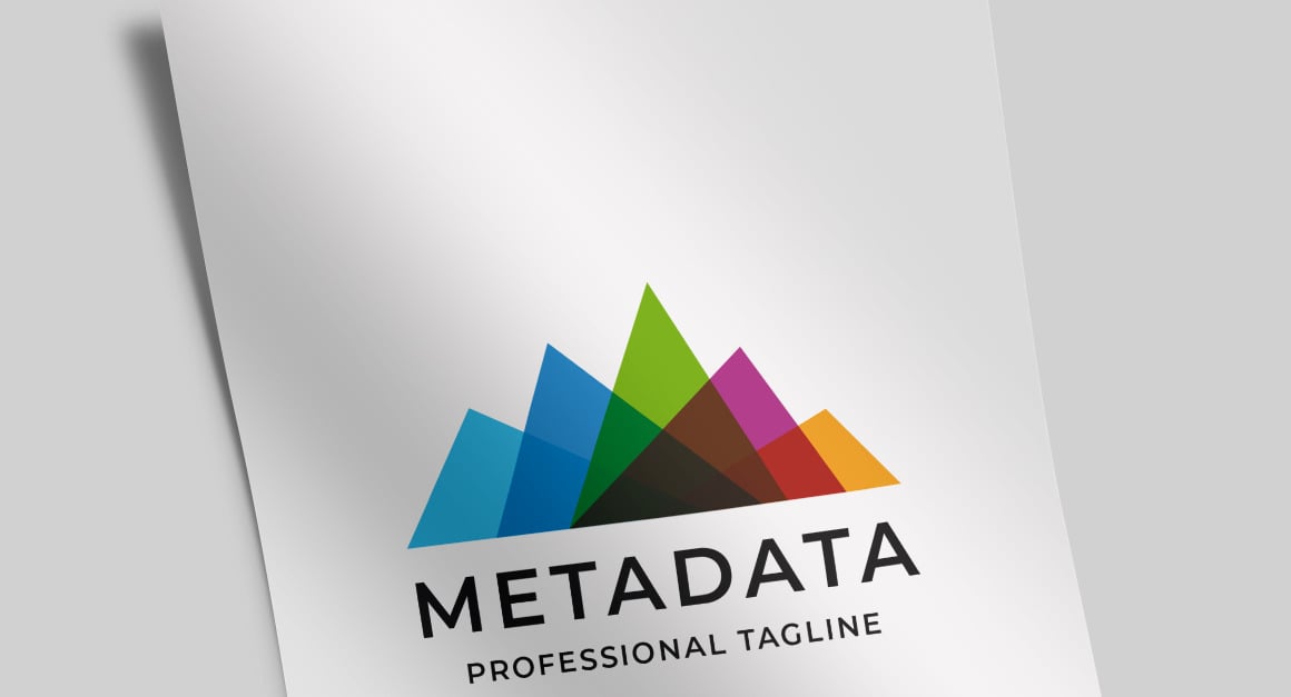 Meta Data Letter M Logo Template #114445 - TemplateMonster