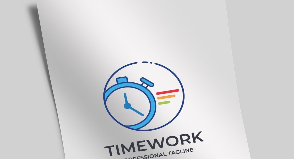 Zeitarbeit Logo Vorlage #114440 - TemplateMonster