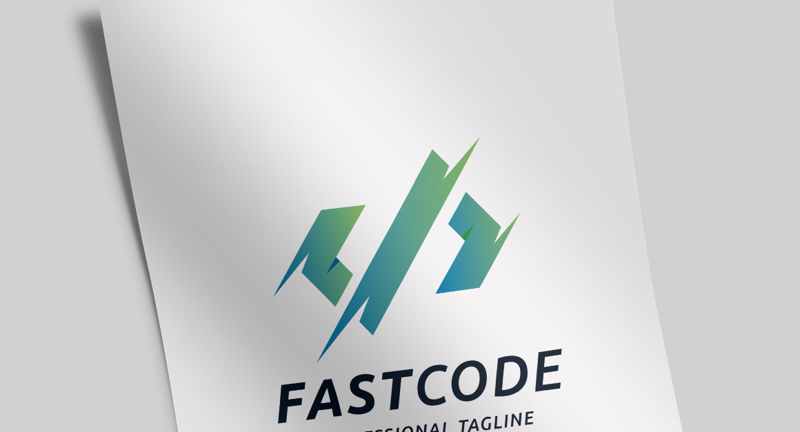 Fast Code Logo Template #114547 - TemplateMonster