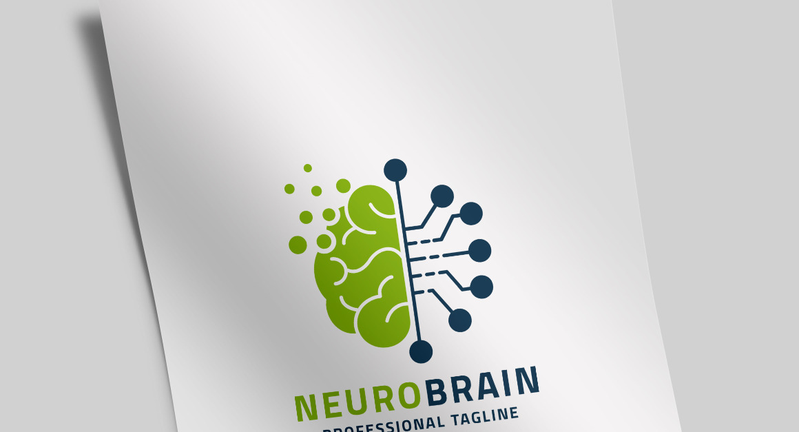 Neuro Brain Logo Template #114573 - TemplateMonster