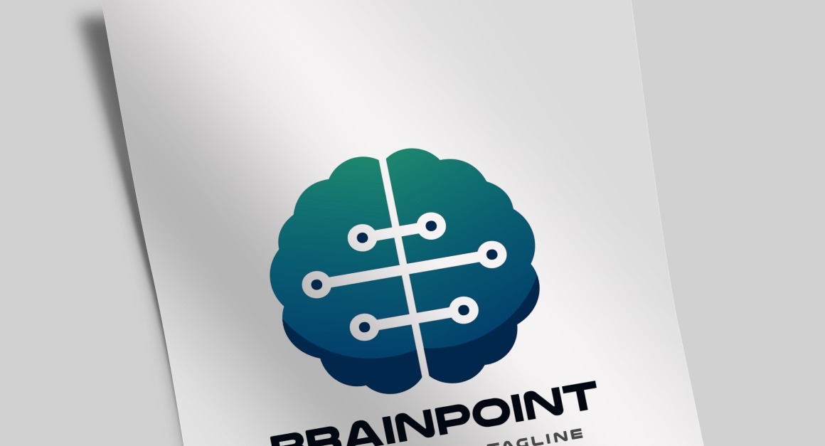 Brain Point Logo Template #114605 - TemplateMonster