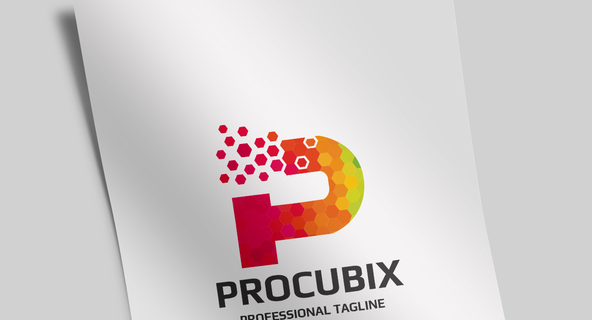 Cubes P Letter Logo Template #114625 - TemplateMonster