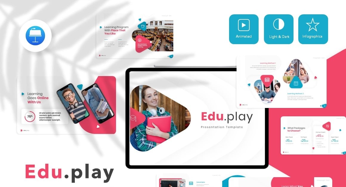 Eduplay Smart Education Presentation - Keynote template