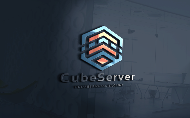 Cube Server Logo Template #115147 - TemplateMonster