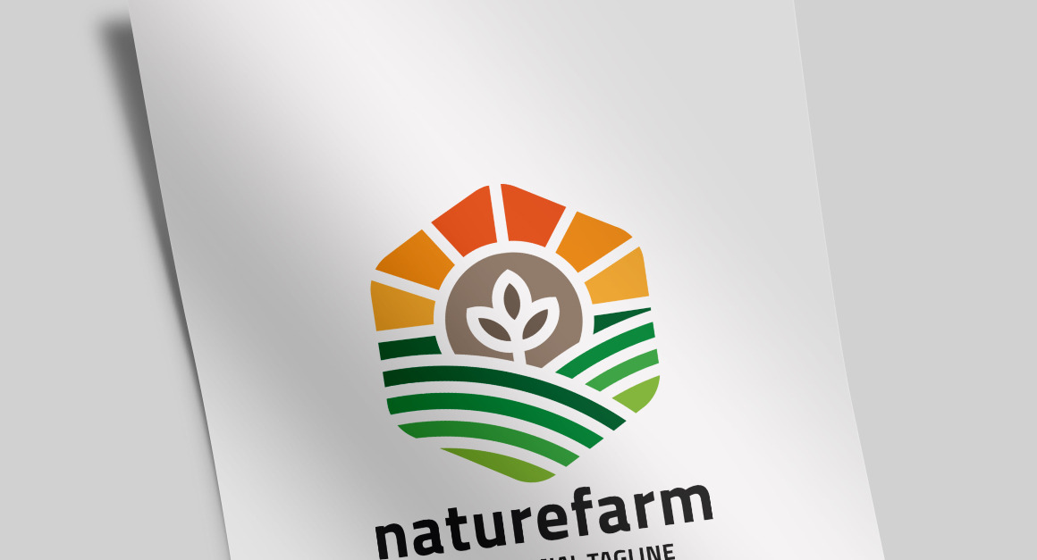 Nature Farm Logo Template #115306 - TemplateMonster