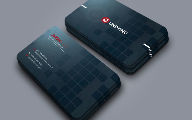 Jhon Doe - Business Card - Corporate Identity Template