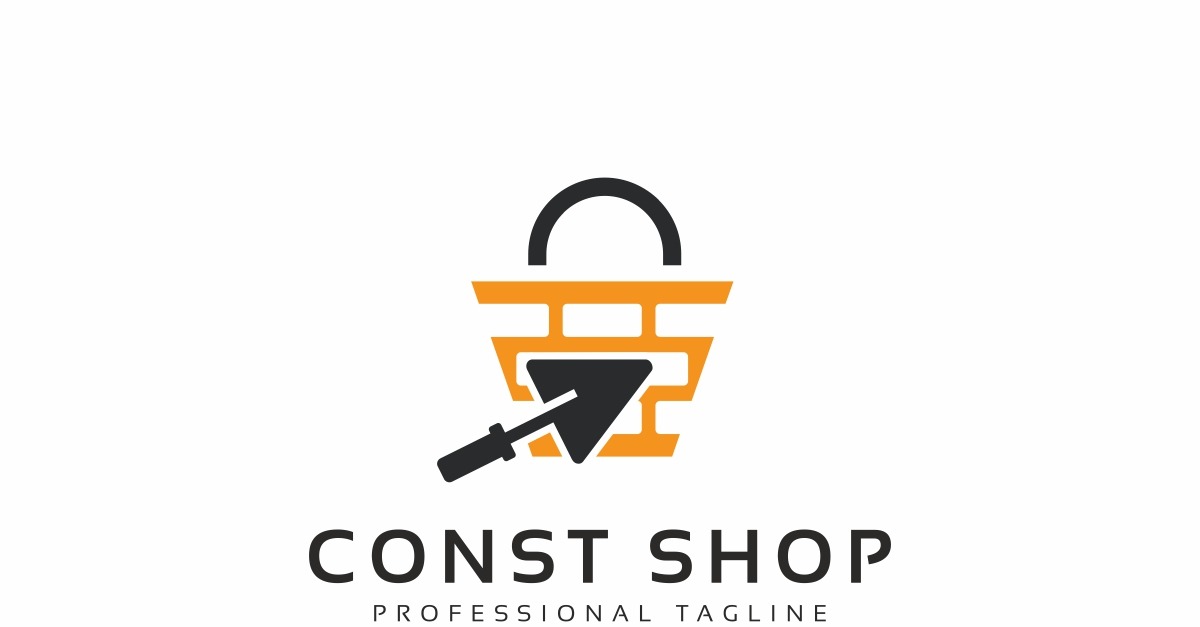 Construction Shop Logo Template #118179 - TemplateMonster