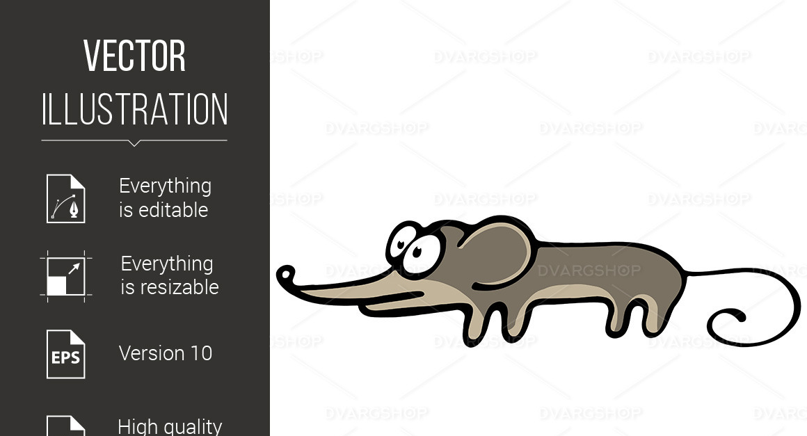 Abstract Mouse - Vector Image #118879 - TemplateMonster
