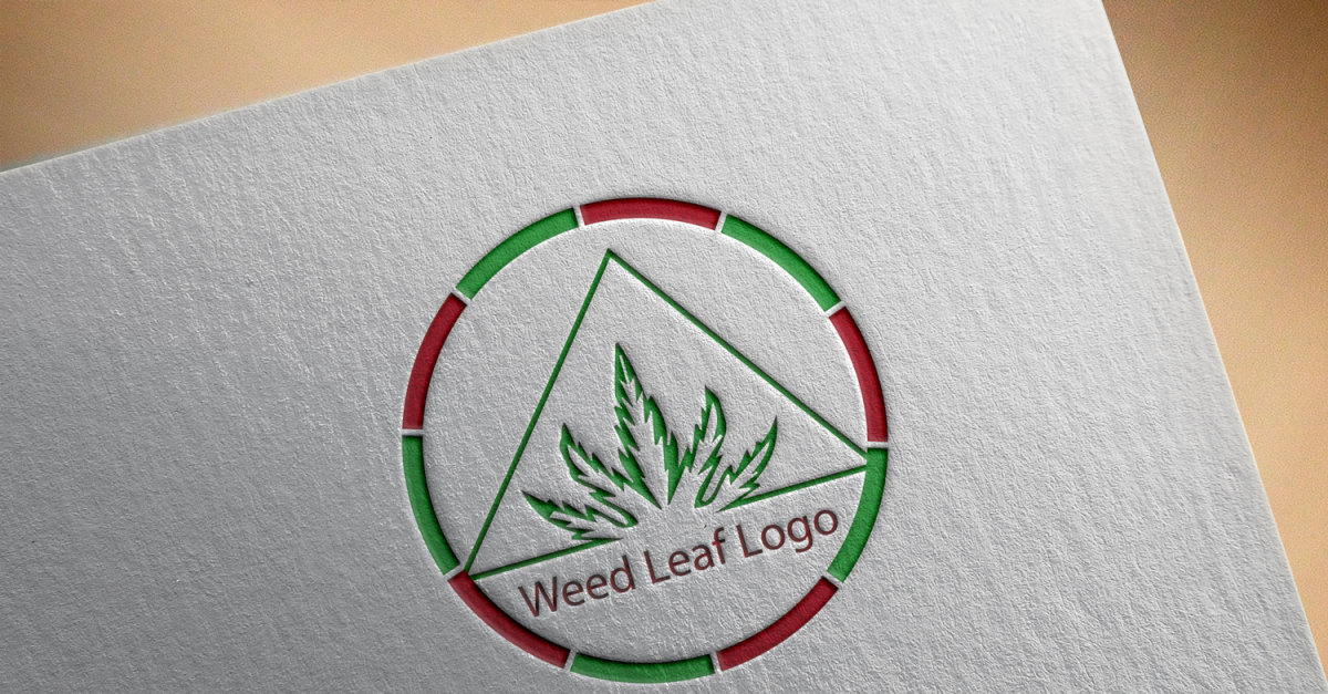 Weed Leaf Logo Template #119274 - TemplateMonster