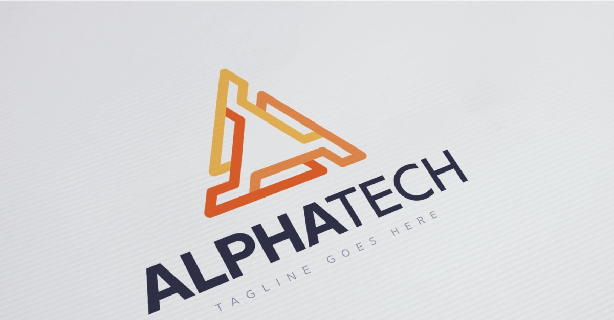 Alpha Tech Logo Template #119496 - TemplateMonster