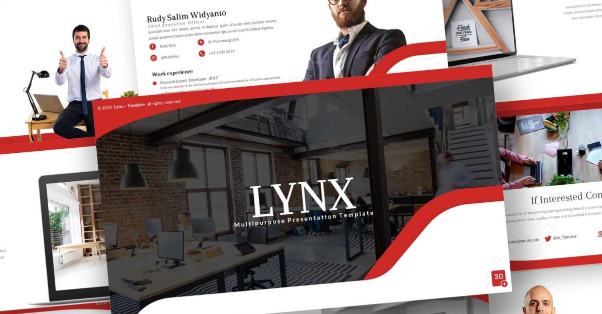 Lynx Google Slides #119779 - TemplateMonster