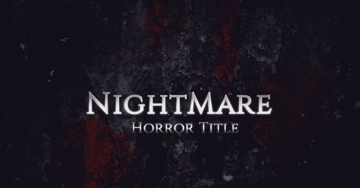 Nightmare After Effects Template #120419 - TemplateMonster