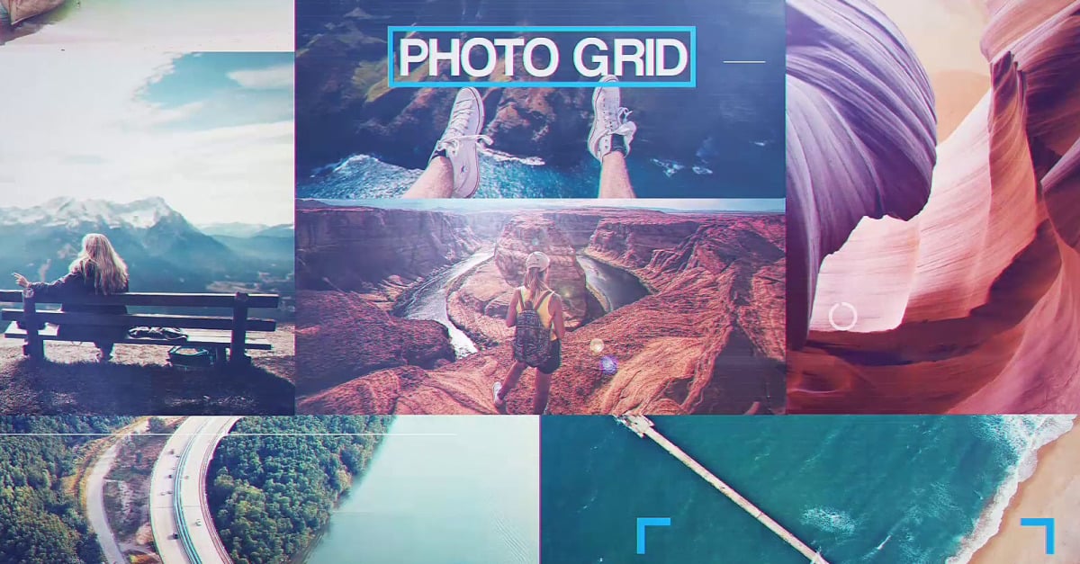 Photo Grid After Effects Template #120444 - TemplateMonster