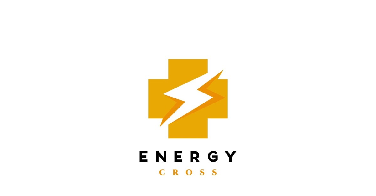 Energy Cross Logo Template #121158 - TemplateMonster