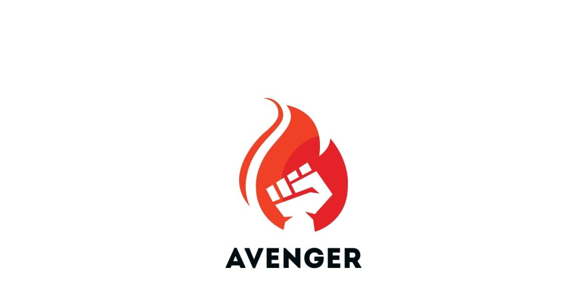 Fire Hand Logo Template #121157 - TemplateMonster