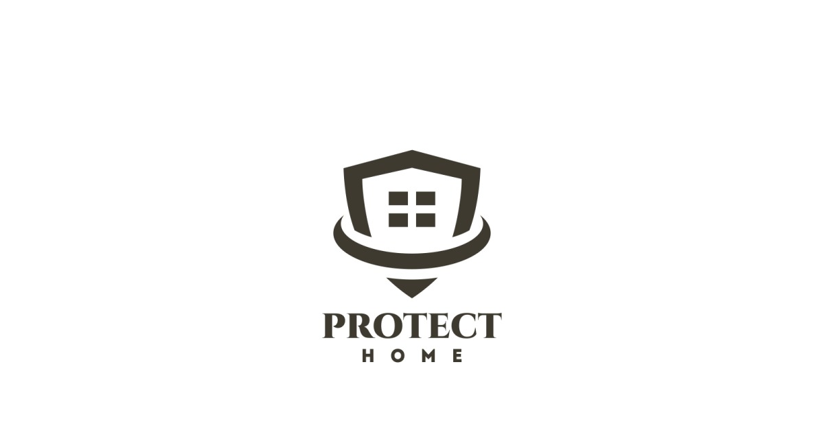 Protect Home Logo Template #121109 - TemplateMonster