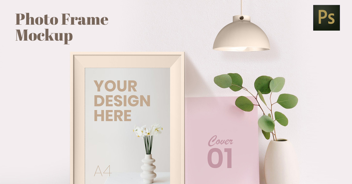 Photo Frame product mockup #121434 - TemplateMonster