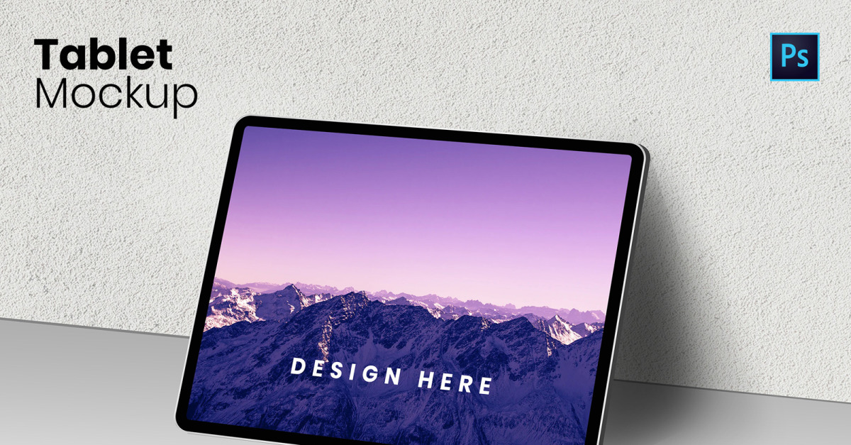 TabletTemplate product mockup #121432 - TemplateMonster
