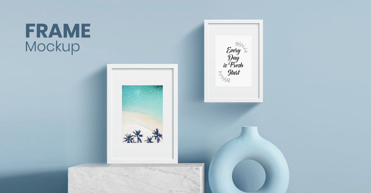 Photo Frame product mockup #121844 - TemplateMonster