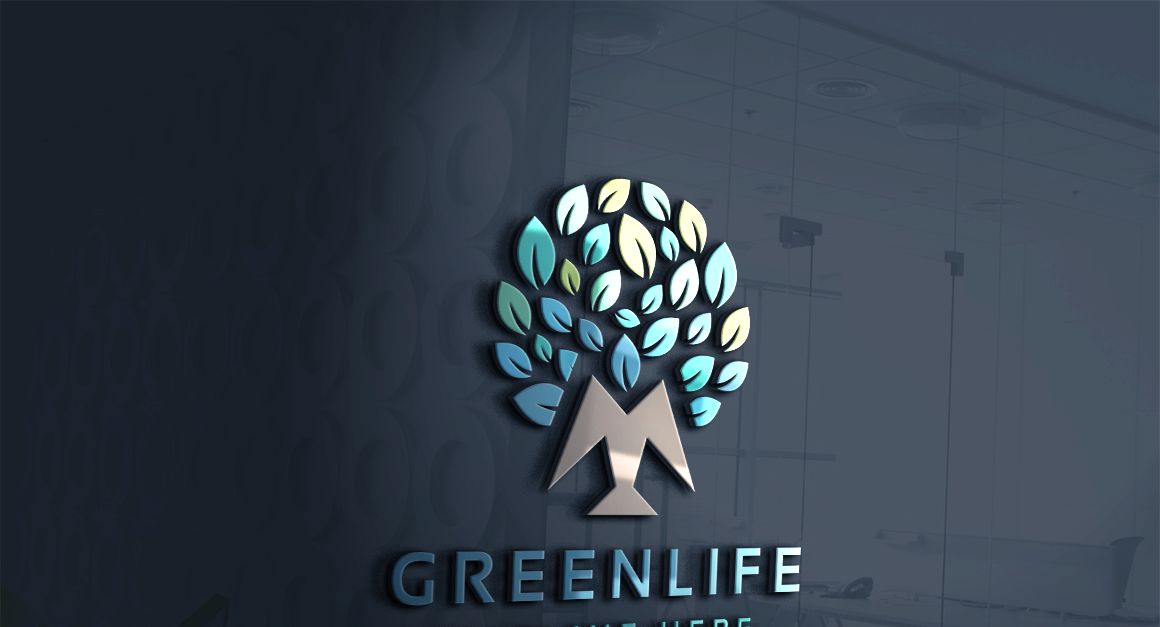 Green Life Logo Template #122032 - TemplateMonster