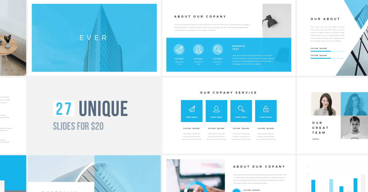 Ever PowerPoint template #122115 - TemplateMonster