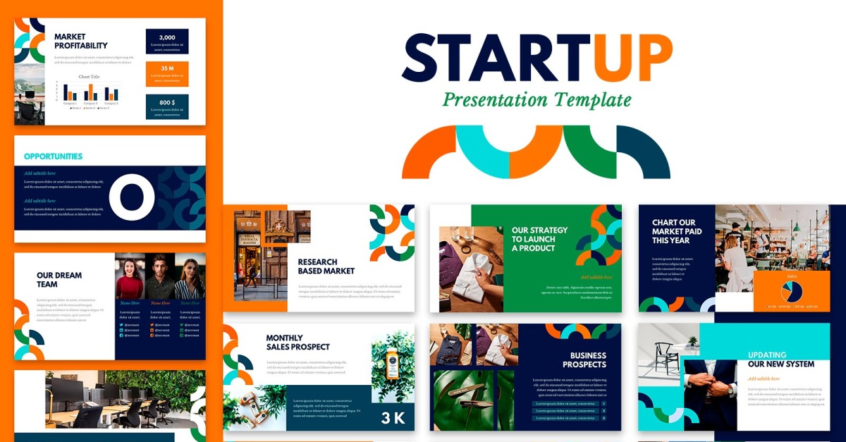 Plantilla de PowerPoint presentación de inicio