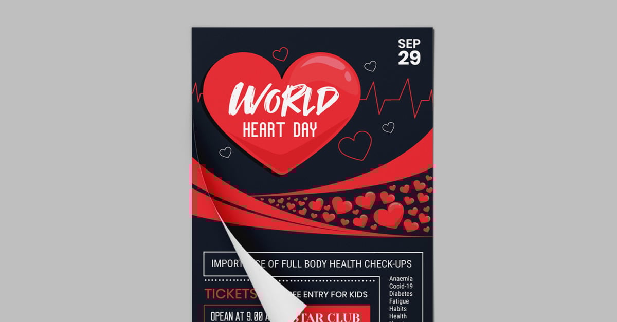 World Heart Day Flyer - Corporate Identity Template