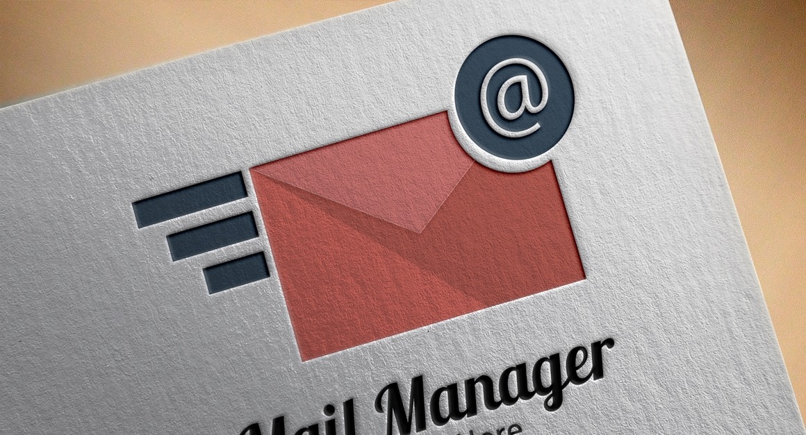 Modèle de logo Mail Manager #122381 - TemplateMonster