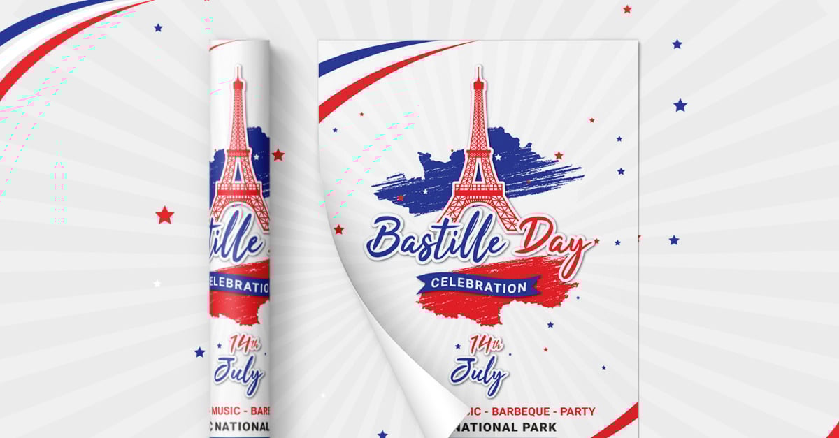 Bastille Day - Corporate Identity Template - TemplateMonster