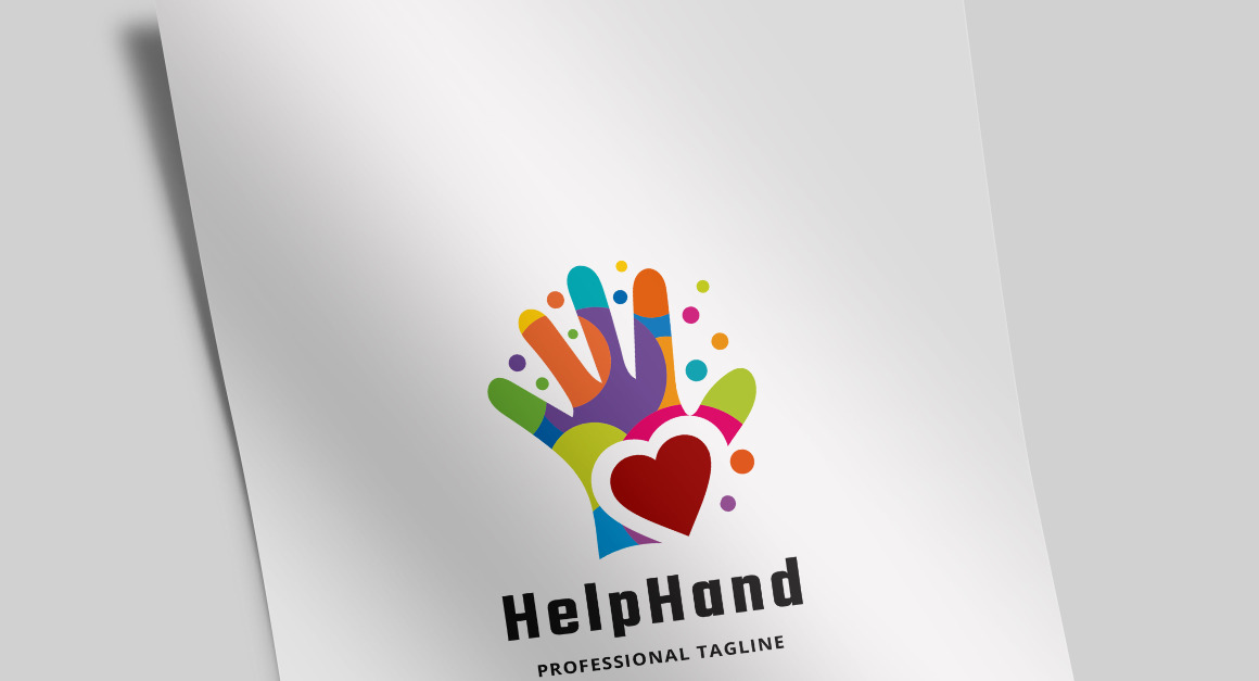 Help Hand Logo Template #122426 - TemplateMonster