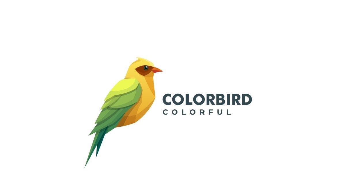 Bird Color Logo Template #122597 - TemplateMonster