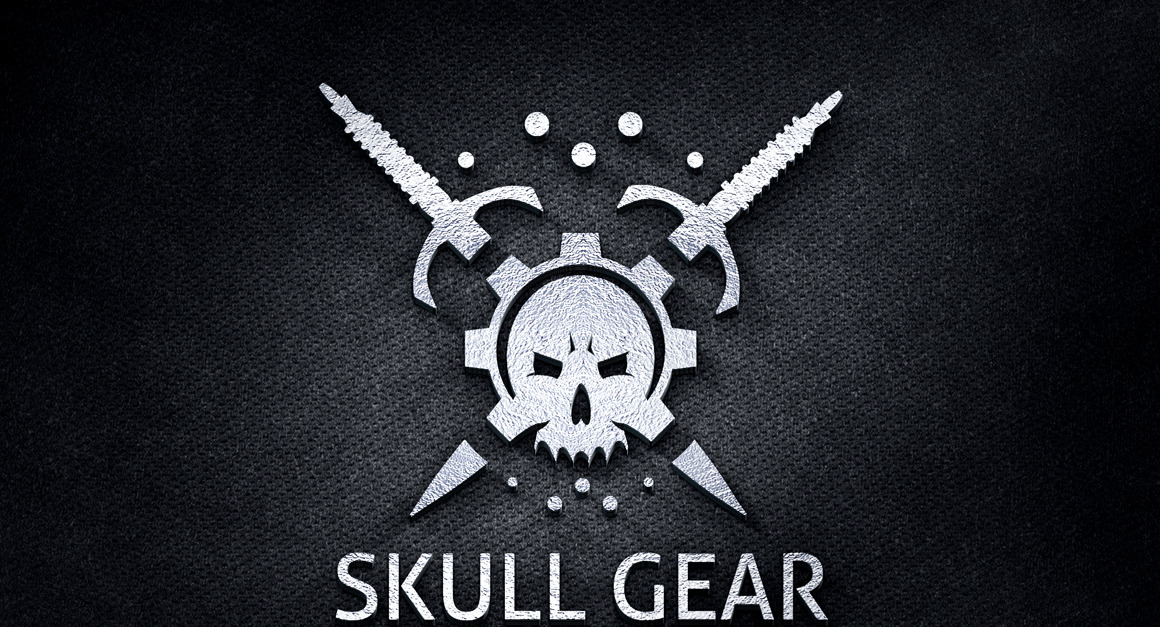Skull Gear Logo Template #122603 - TemplateMonster