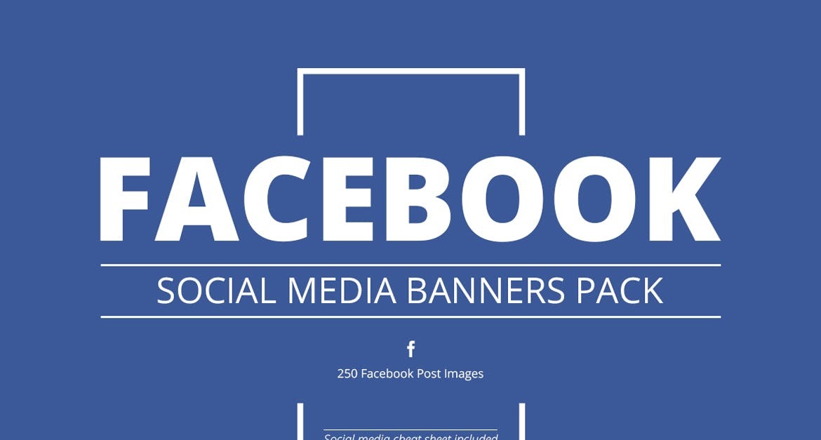 250 Facebook Banners Pack Social Media Template