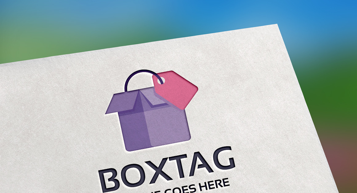 Box Tag Logo Template #122903 - TemplateMonster