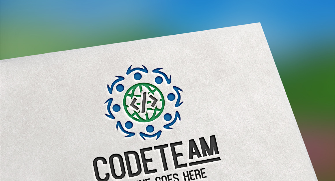 Code Team Logo Template #122917 - TemplateMonster