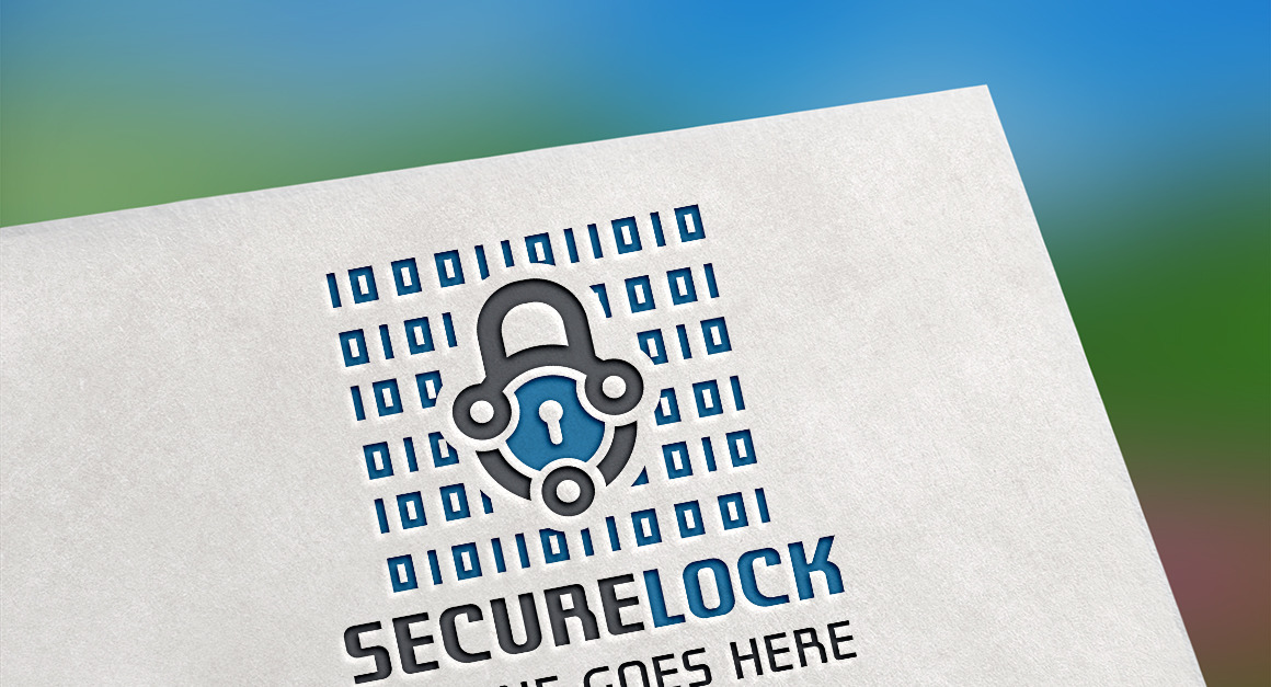 Secure Lock Logo Template #122943 - TemplateMonster