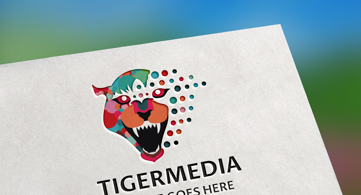Tiger Media Logo Template #122975 - TemplateMonster