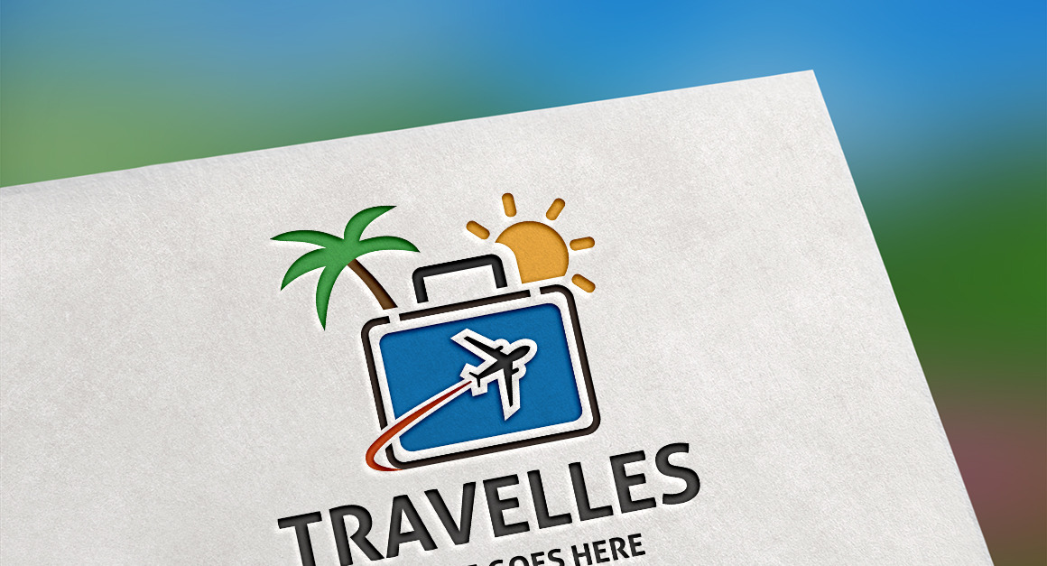 Travelles Logo Template #122934 - TemplateMonster