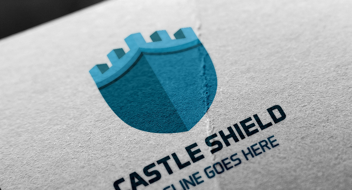 Castle Shield Logo Template #123232 - TemplateMonster