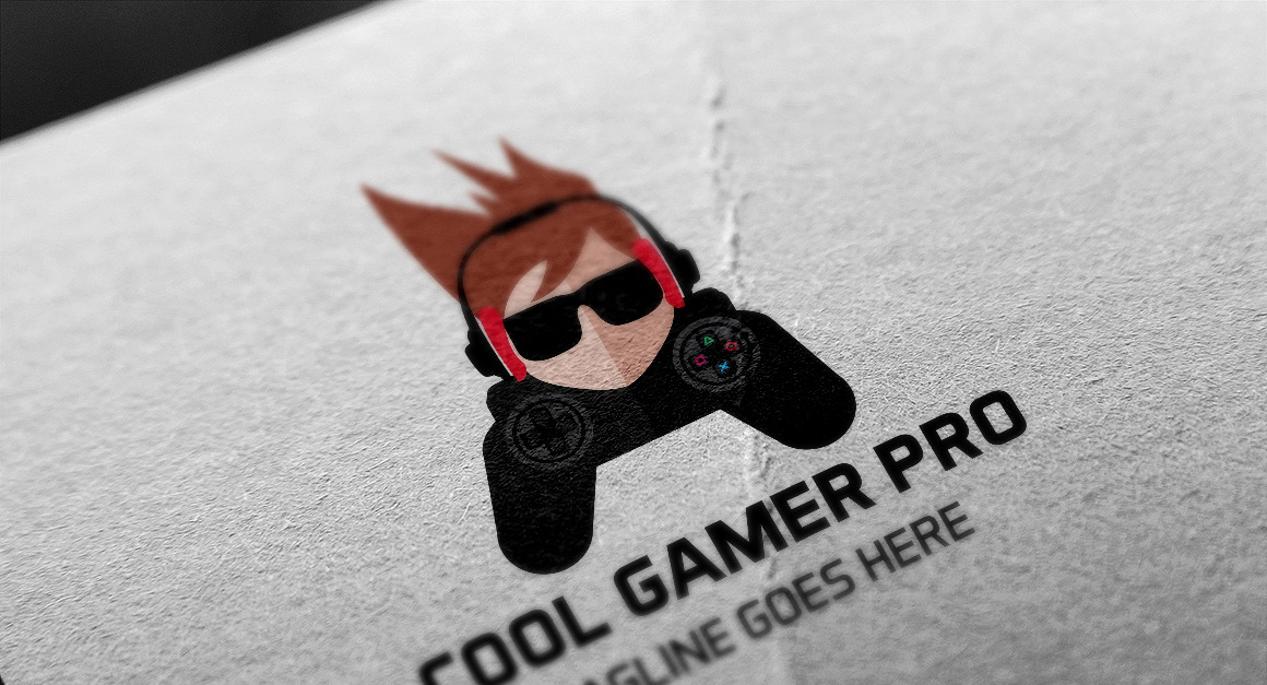 Cool Gamer Pro Logo Template #123237 - TemplateMonster