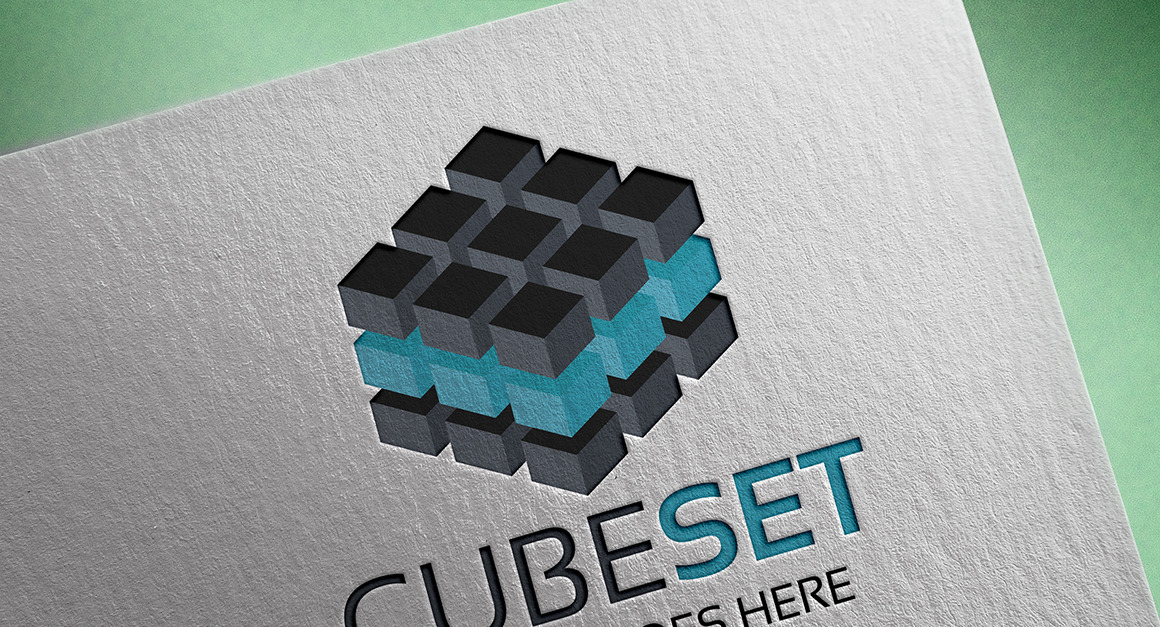 Cube Set Logo Template #123536 - TemplateMonster