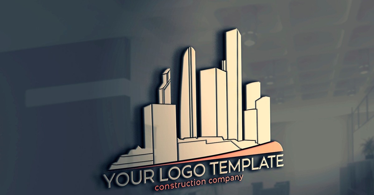 İnşaat Logo Şablonu #123537 - TemplateMonster